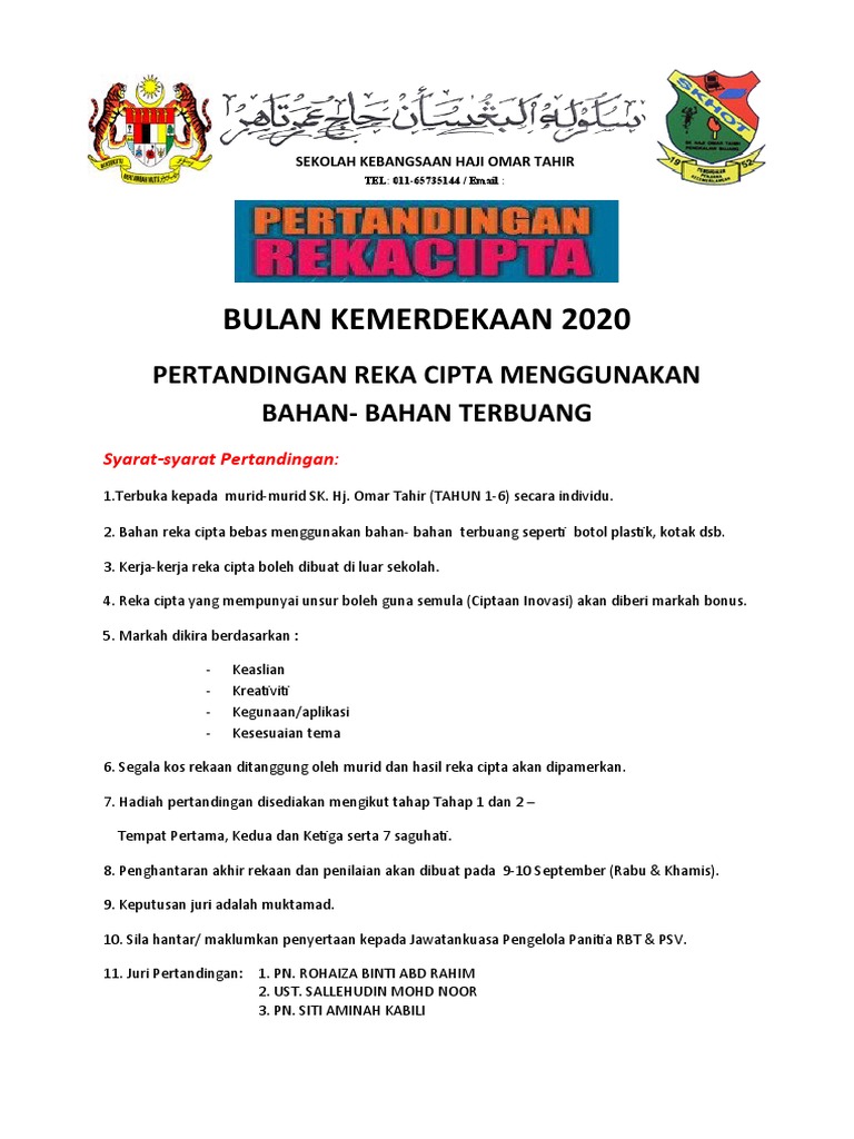 Pertandingan Rekacipta | PDF