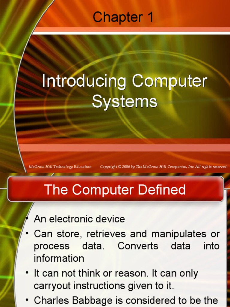Lecture 1 | PDF | Computer Data Storage | Input/Output