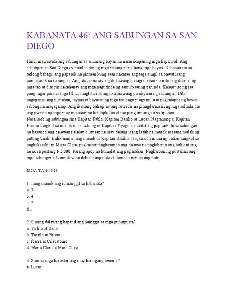 Kabanata 46 | PDF