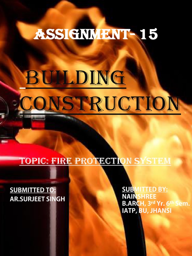 Assignment-15: Building Construction | PDF | Active Fire Protection ...