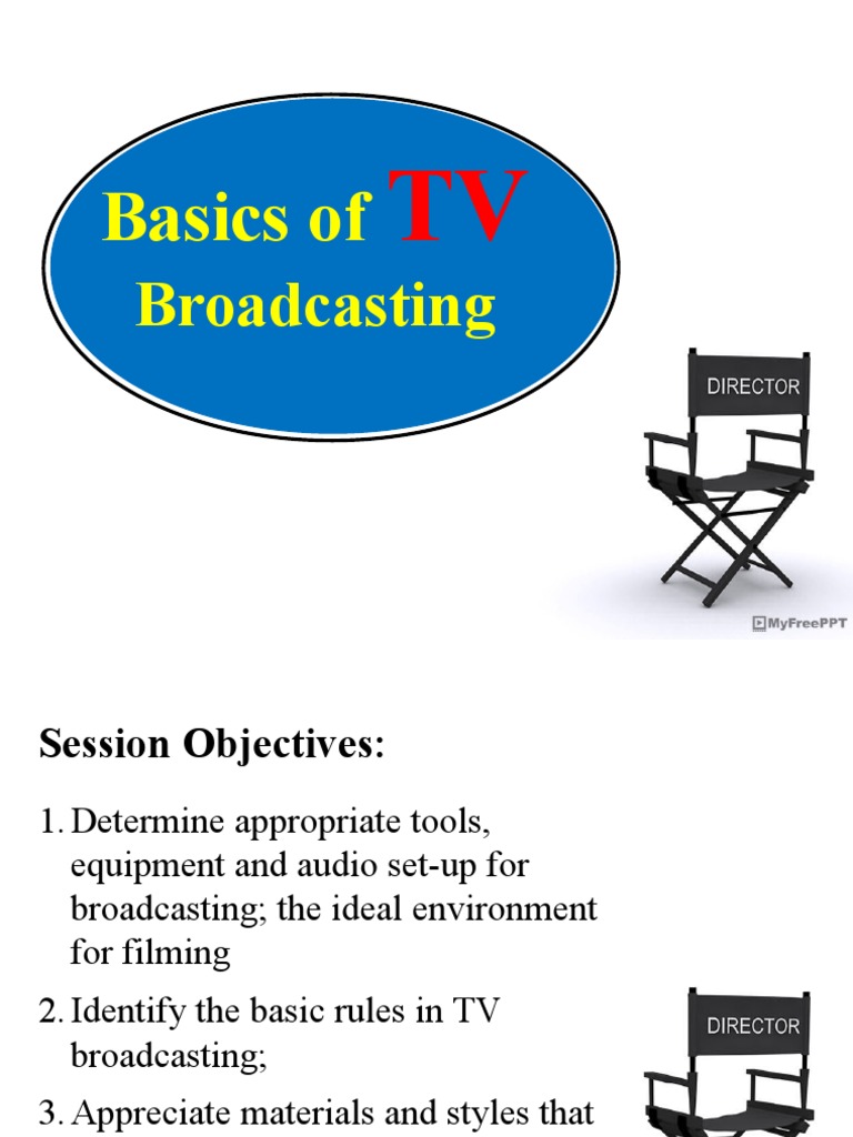 Basics of TV Broadcasting | PDF | Camera | Lighting