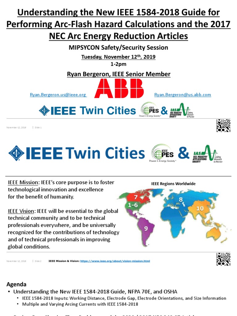 Understanding The New IEEE 1584-2018 Guide For Performing Arc-Flash ...
