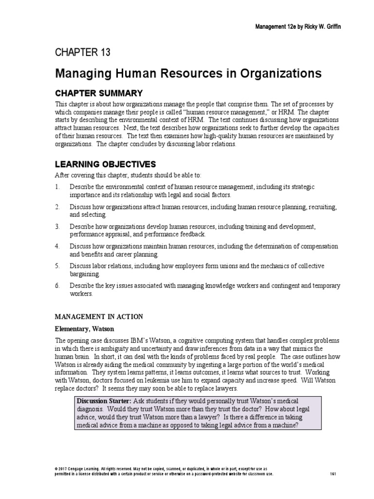 Griffin Mgmt12e IM Ch10 | PDF | Performance Appraisal | Civil Rights Act Of 1964