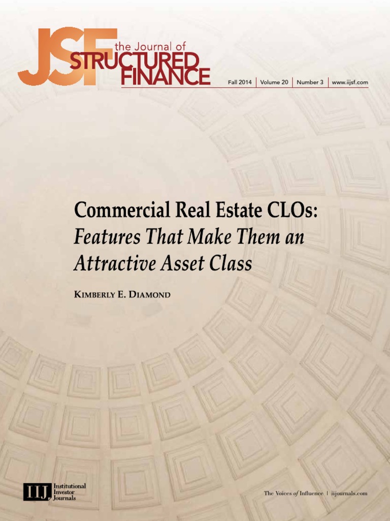 Cre Clo PDF | PDF | Commercial Mortgage Backed Security | Securitization