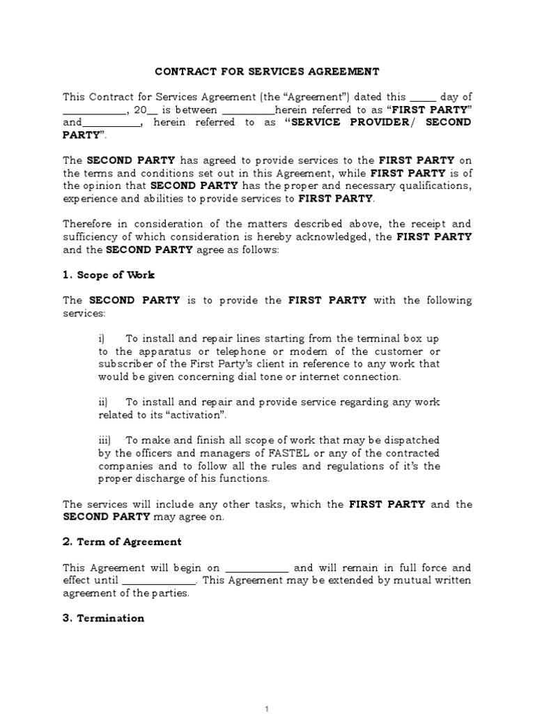 Contract of Services | PDF | Government | Private Law