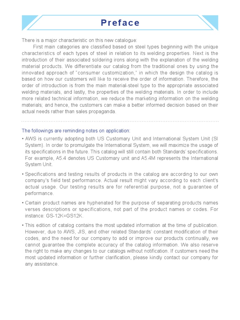 Preface: The Followings Are Reminding Notes On Application | PDF ...