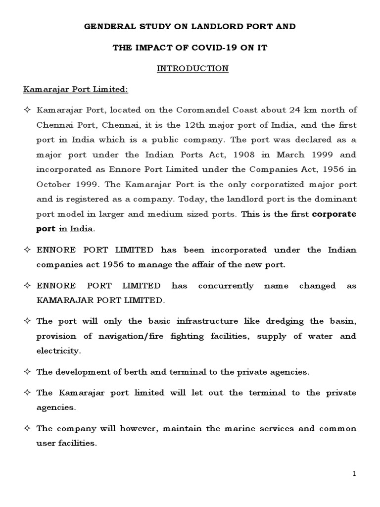KPL Project Report 10-07-2020 by Aravinth Kaliamurthy | PDF | Shipping ...