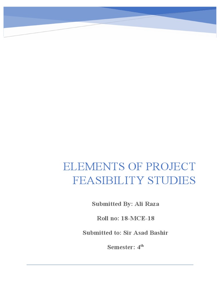 Project Feasibility Studies. | PDF | Feasibility Study | Net Present Value