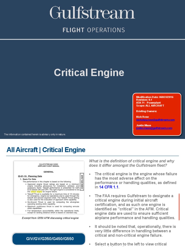 All Aircraft Critical Engine 0.1 PDF | PDF | Aircraft Configurations ...
