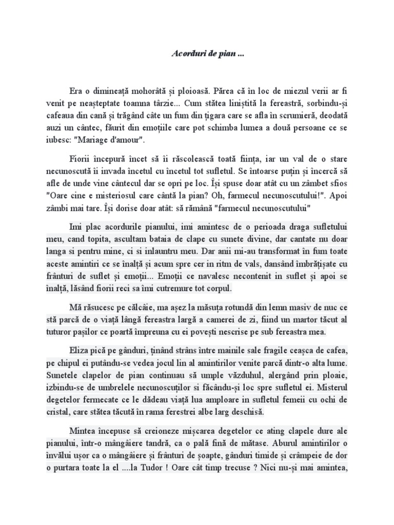 Acorduri de Pian PDF | PDF