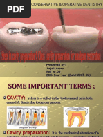 Class I Cavity Preparation | PDF | Tooth Enamel | Dentin