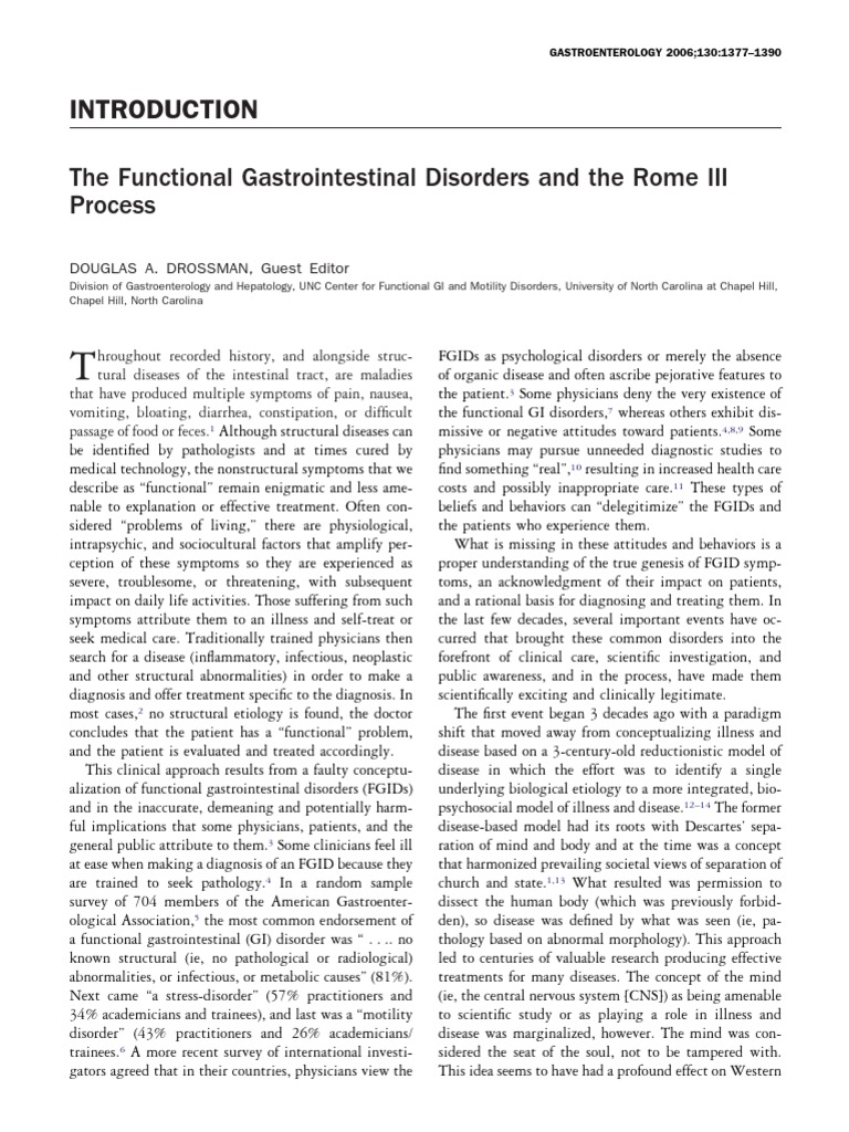 Understanding Functional GI Disorders | PDF | Irritable Bowel Syndrome ...