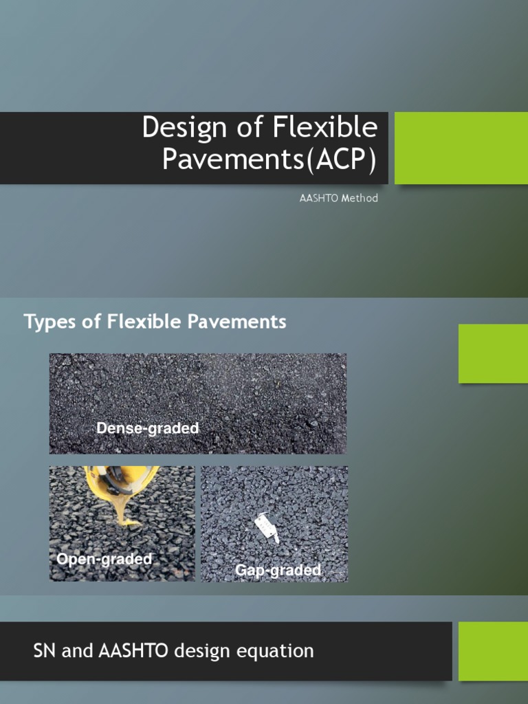 ACP Design (Flexible) PDF | PDF | Road Surface | Applied And ...