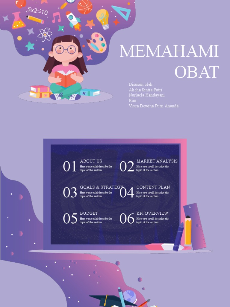 Memahami Obat: Disusun Oleh: Alicha Sintia Putri Nurlaela Handayani ...
