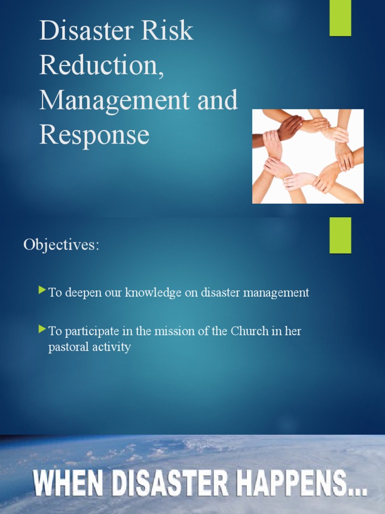 Disaster Risk Reduction, Management and Response | PDF