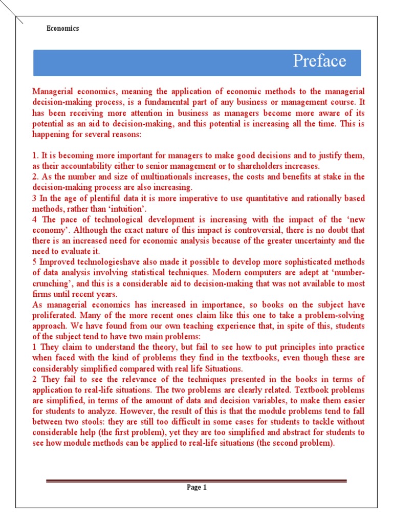 Managerial Economics Book | PDF | Supply And Demand | Economics