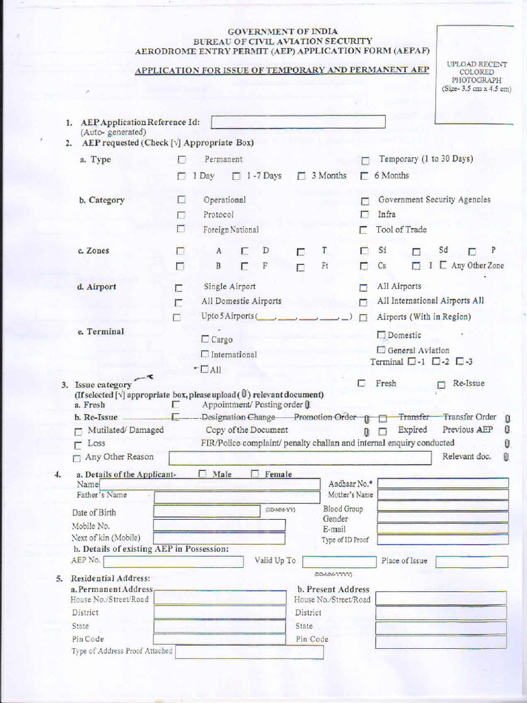Govt. of India (Aepaf) | PDF