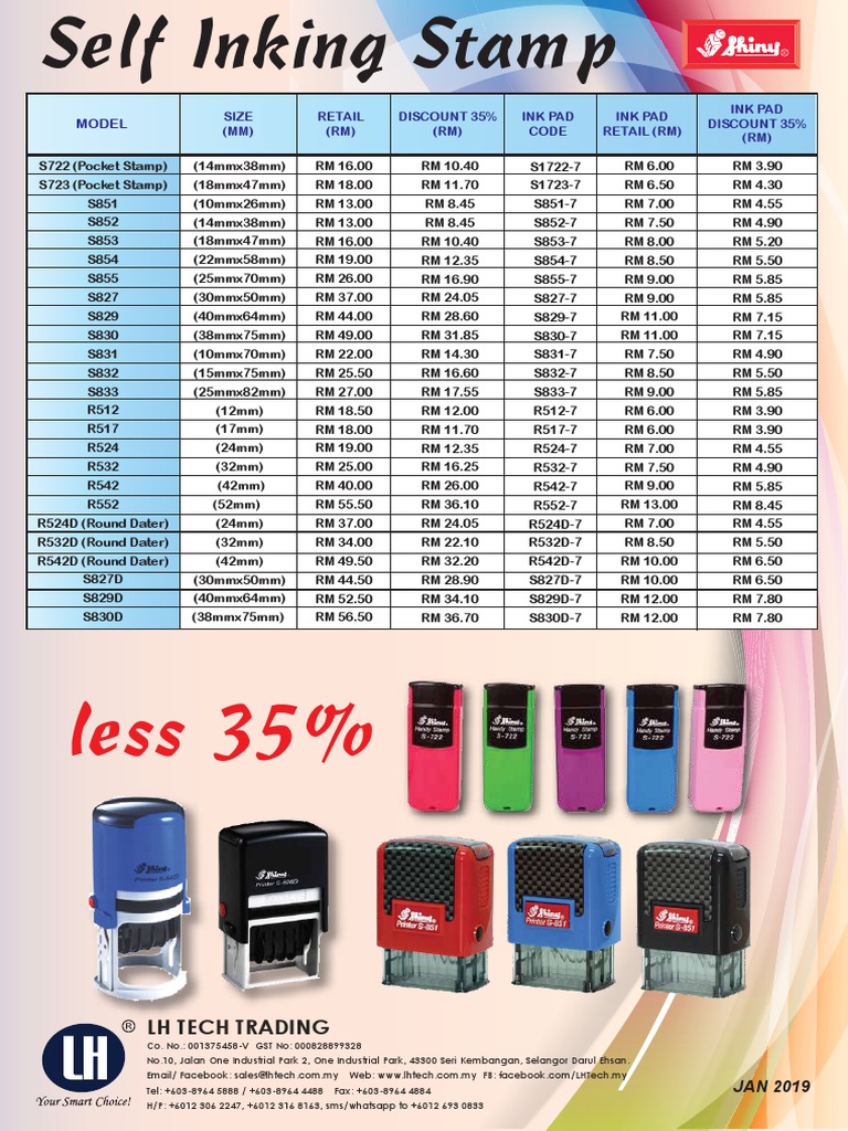 Shinny Self Inking-01 PDF | PDF | Business