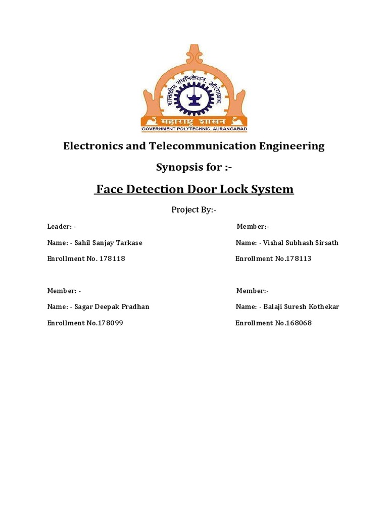 Face Detection Door Lock System Using ESP32cam | PDF | Arduino ...