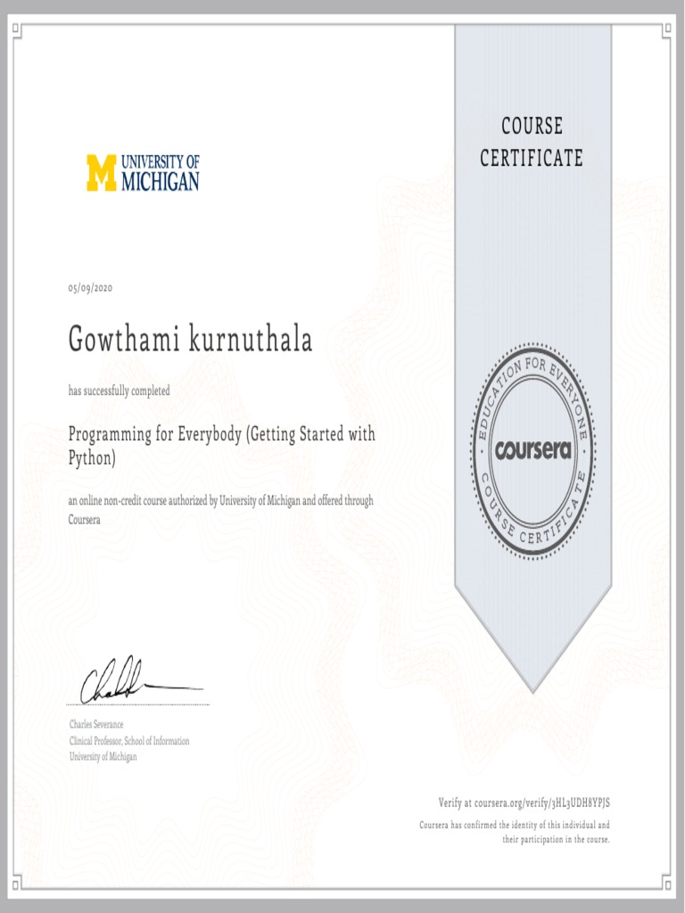 Coursera Certificate-1 | PDF | Business | Computing And Information ...