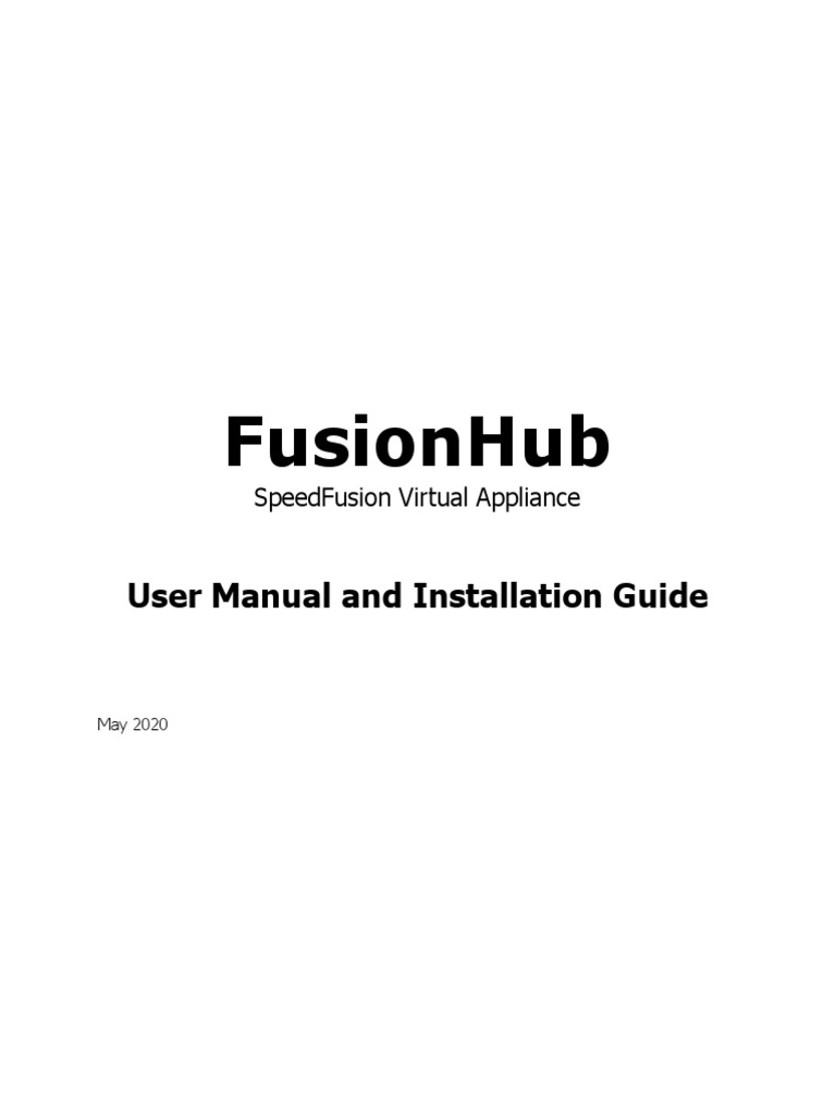 Guide to Deploying and Configuring a Peplink FusionHub Virtual ...