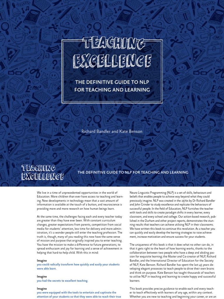 Ted Book of Books | PDF | Neuro Linguistic Programming | Teachers