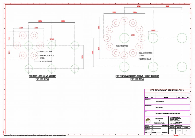 PILE LOAD TEST FOR BRIDGE Model PDF | PDF | Computing And Information ...