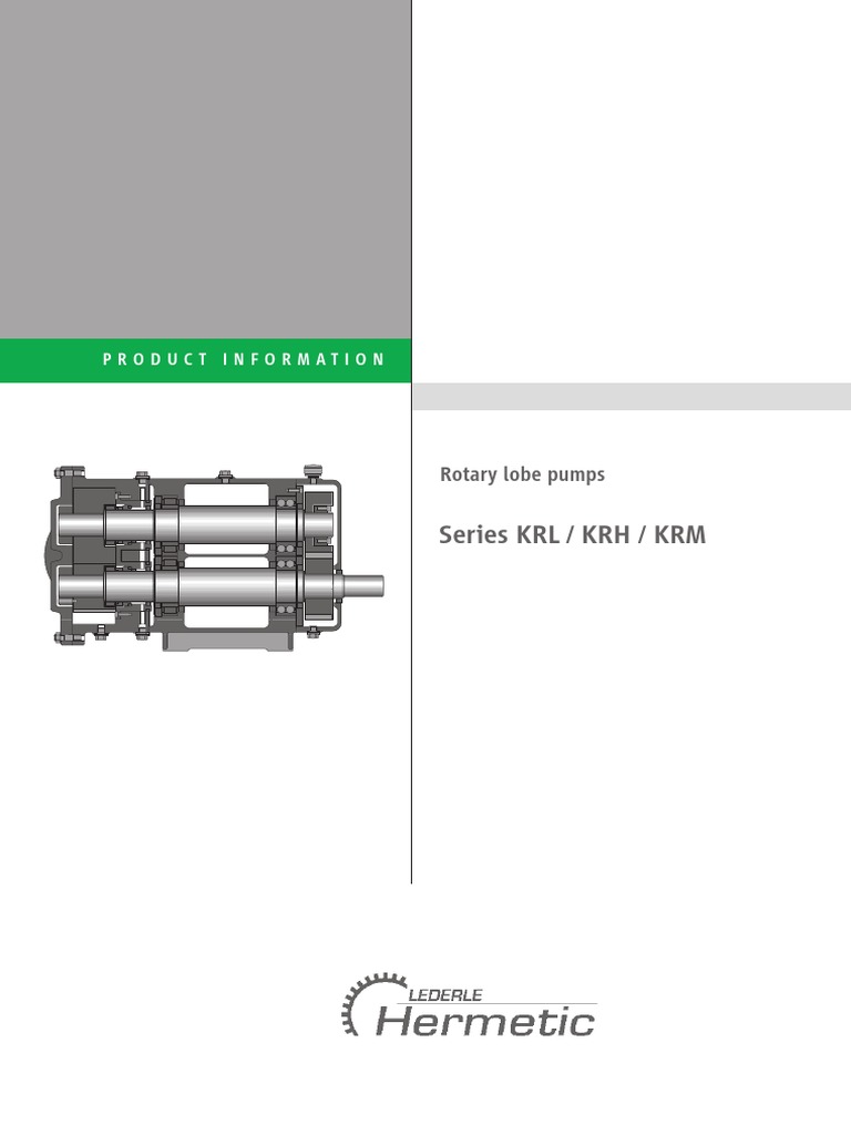 Hermetic-Krl-Lobe 2.2 | PDF | Pump | Energy Technology