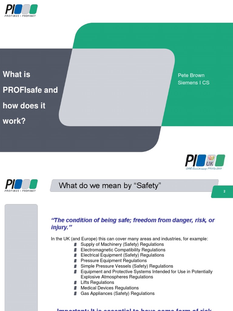 Understanding PROFIsafe by Siemens | PDF | Verification And Validation ...