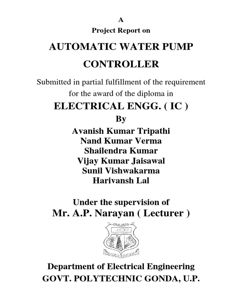 Project Report | PDF | Rectifier | Capacitor