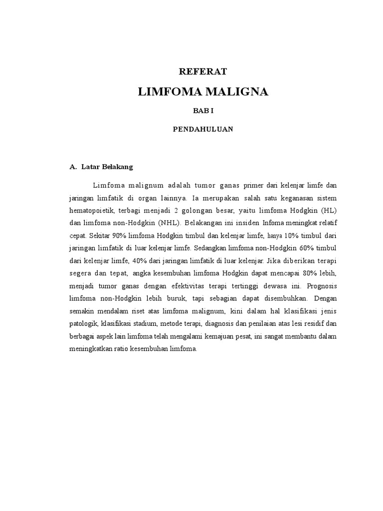 Panduan Lengkap Limfoma Maligna | PDF | Pengembangan Diri