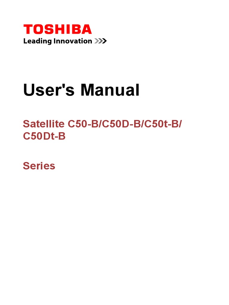 Manual Usuarios Satellite - c50b - Series | PDF | Electromagnetic ...