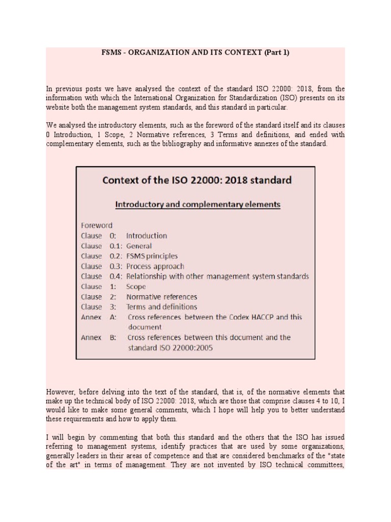 FSMS Iso 22000 | PDF | Business | Science