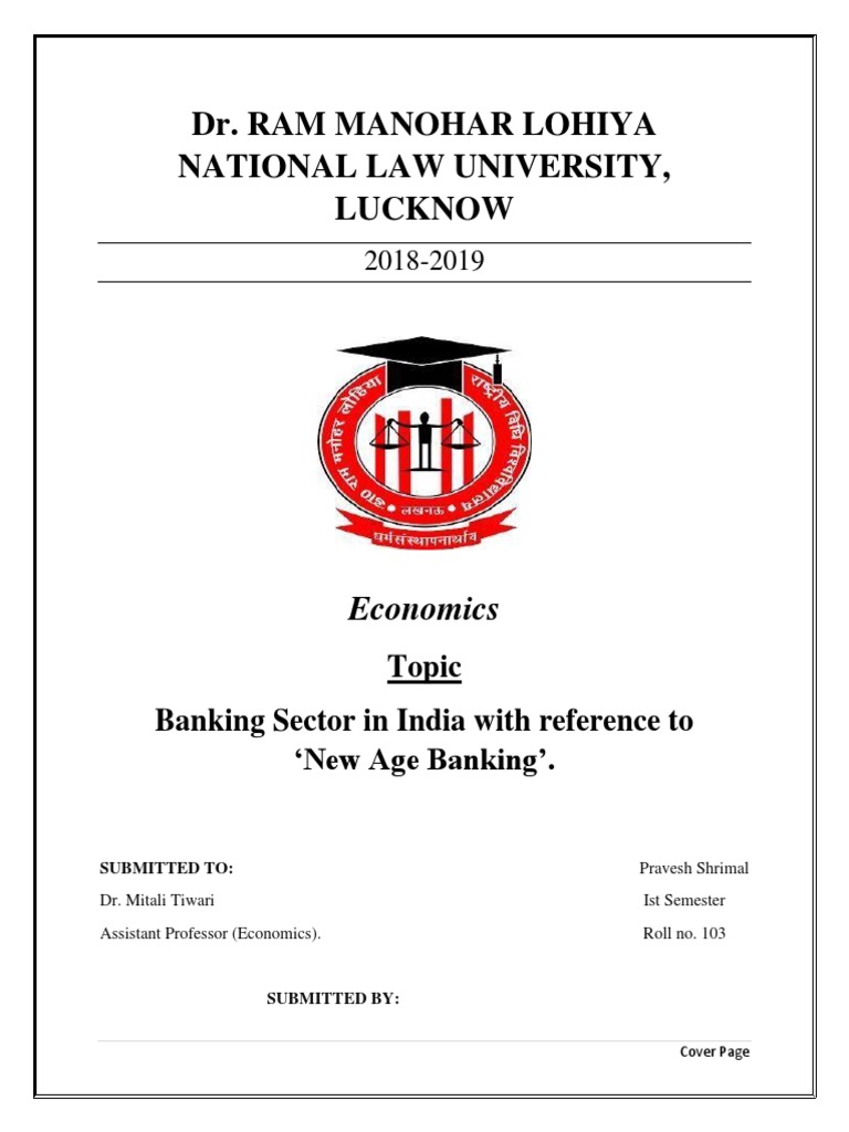 Economics Project SEM 1 PDF | PDF | Reserve Bank Of India | Banks