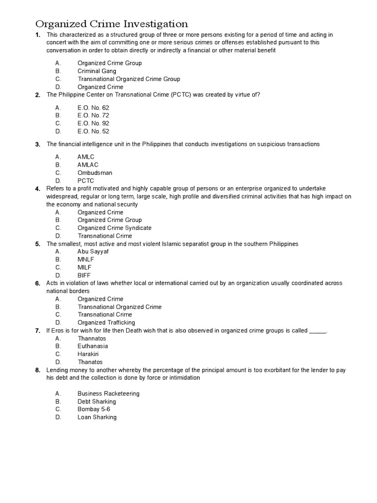 Organized Crime and Cyberstalking Insights | PDF | Organized Crime ...