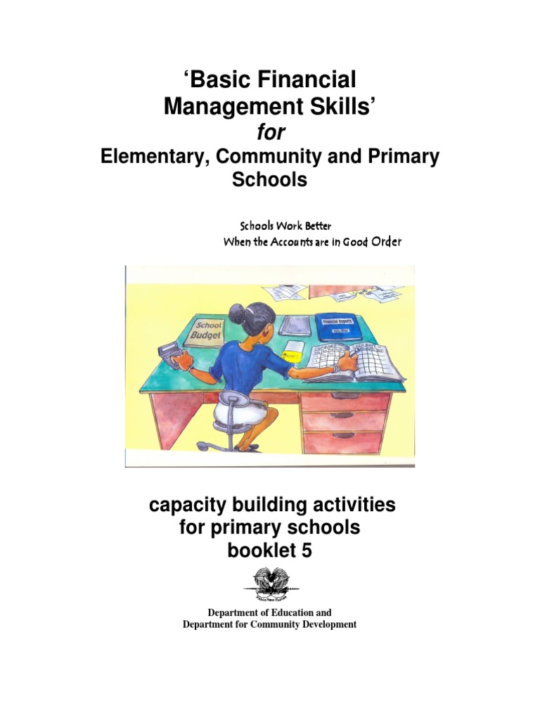 Basic Financial Management Booklet For Elementary Community Primary ...