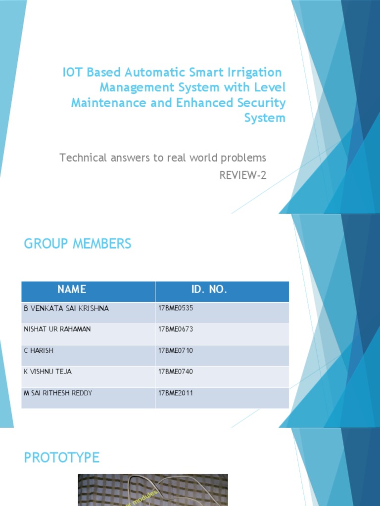IoT Smart Irrigation System Guide | PDF | Internet Of Things | Irrigation