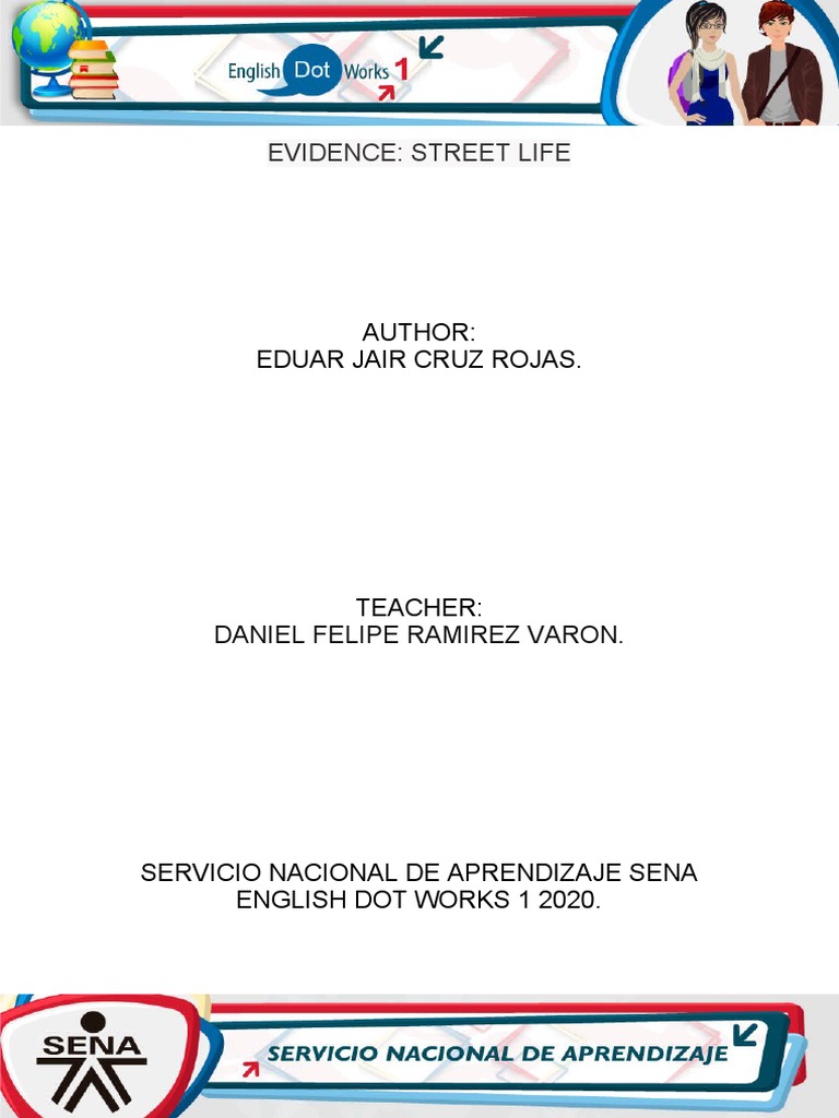 Evidence Street Life | PDF