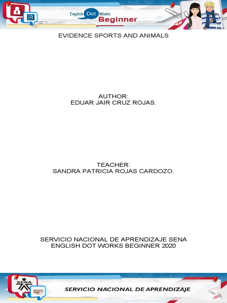 Evidence Sports and Animals | PDF