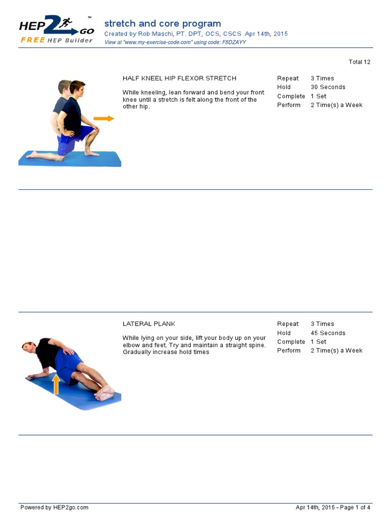 Running Exercise Program | PDF | Human Anatomy | Musculoskeletal System