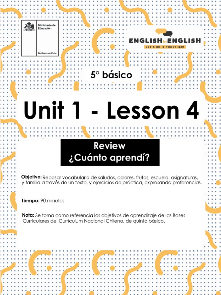 G6 - Unit 1 Lesson 4 - Review | PDF | Family | Society