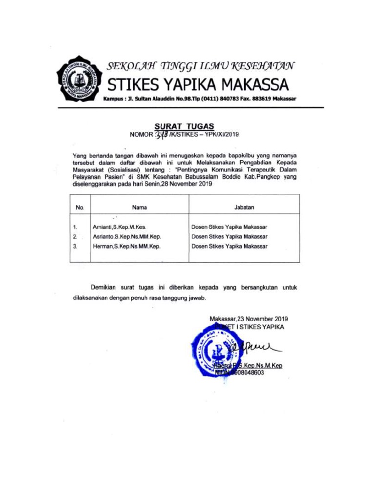 Contoh SK Pengabdian Masyarakat | PDF