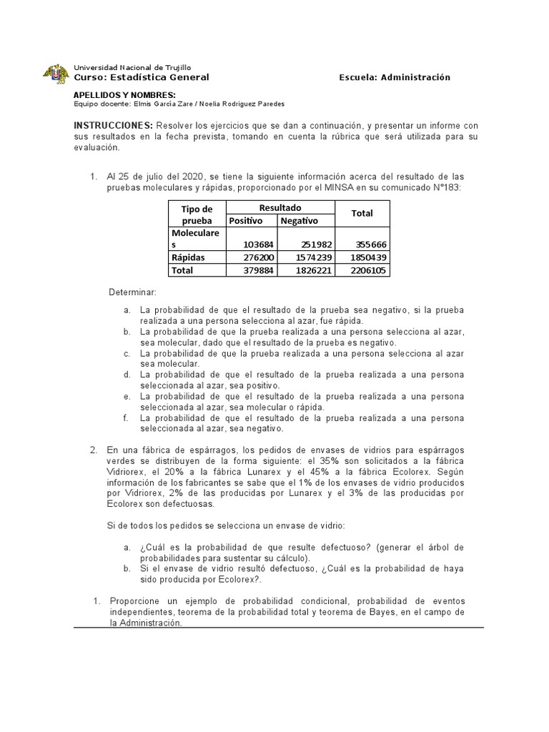 Semana 7 - Probabilidad de Sucesos PRÁCTICA | PDF | Probabilidad | Probabilidades y estadísticas