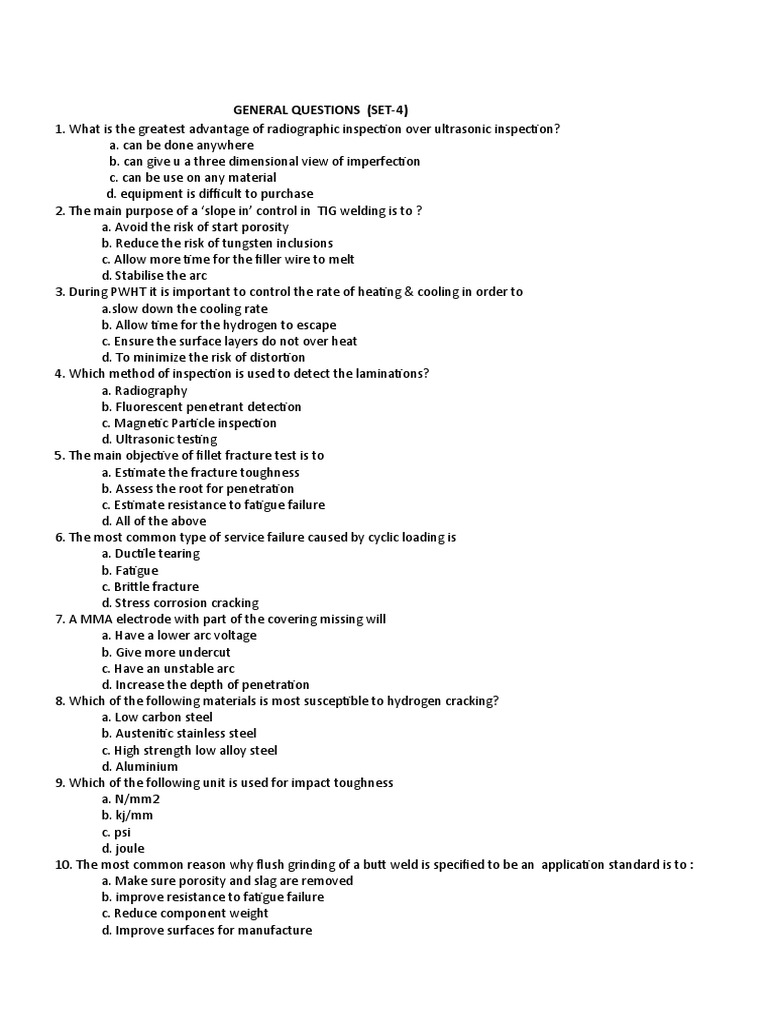GENERAL4 Solve Answer-1 | PDF | Welding | Construction