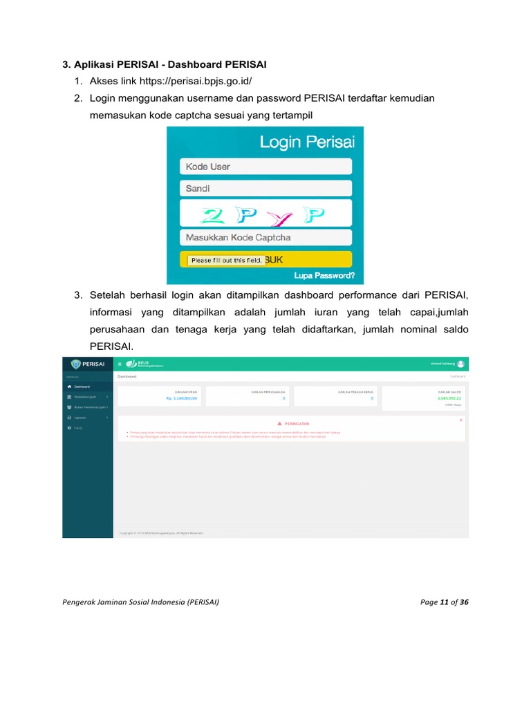 Materi User Guide Aplikasi PERISAI v.2 PDF | PDF | Karier & Perkembangan | Pengelolaan Keuangan ...