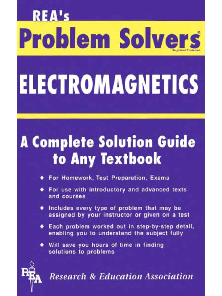 M. Fogel-The Electromagnetics Problem Solver-REA (1995) PDF | PDF
