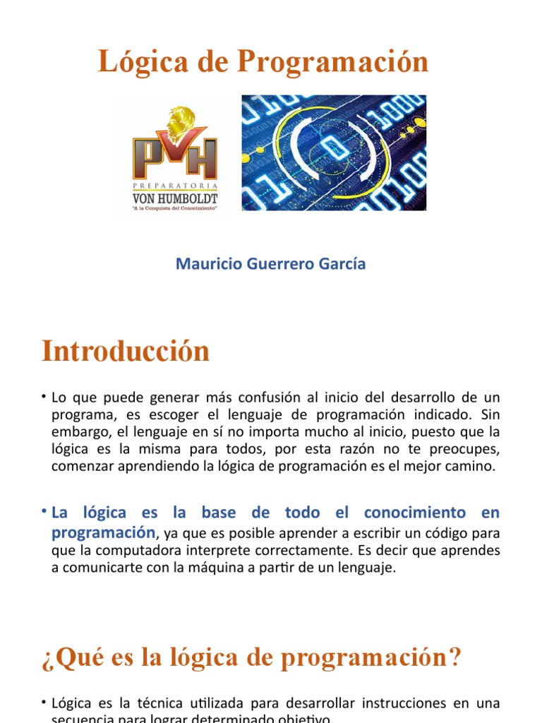 Lógica de Programación | PDF | Programación de computadoras | Programa ...