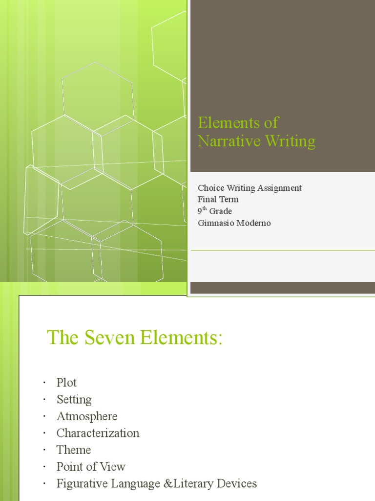 Narrative Writing Project - Key | PDF | Plot (Narrative) | Narration