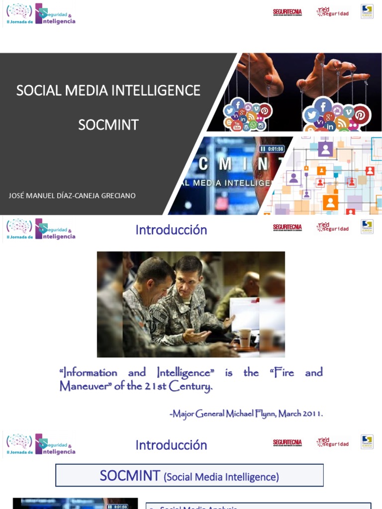 Social Media Intelligence Socmint: José Manuel Díaz-Caneja Greciano ...