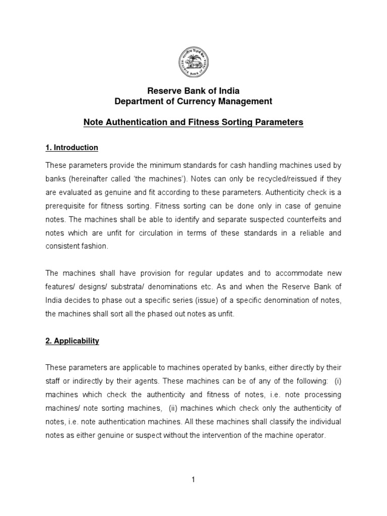 RBI Guidelines | PDF | Reserve Bank Of India | Authentication